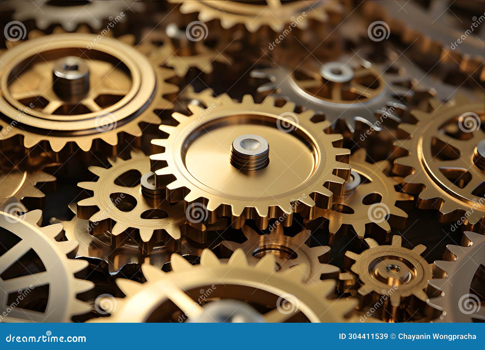 Network of Interconnected Brass Gears Showcases the Complexity and ...