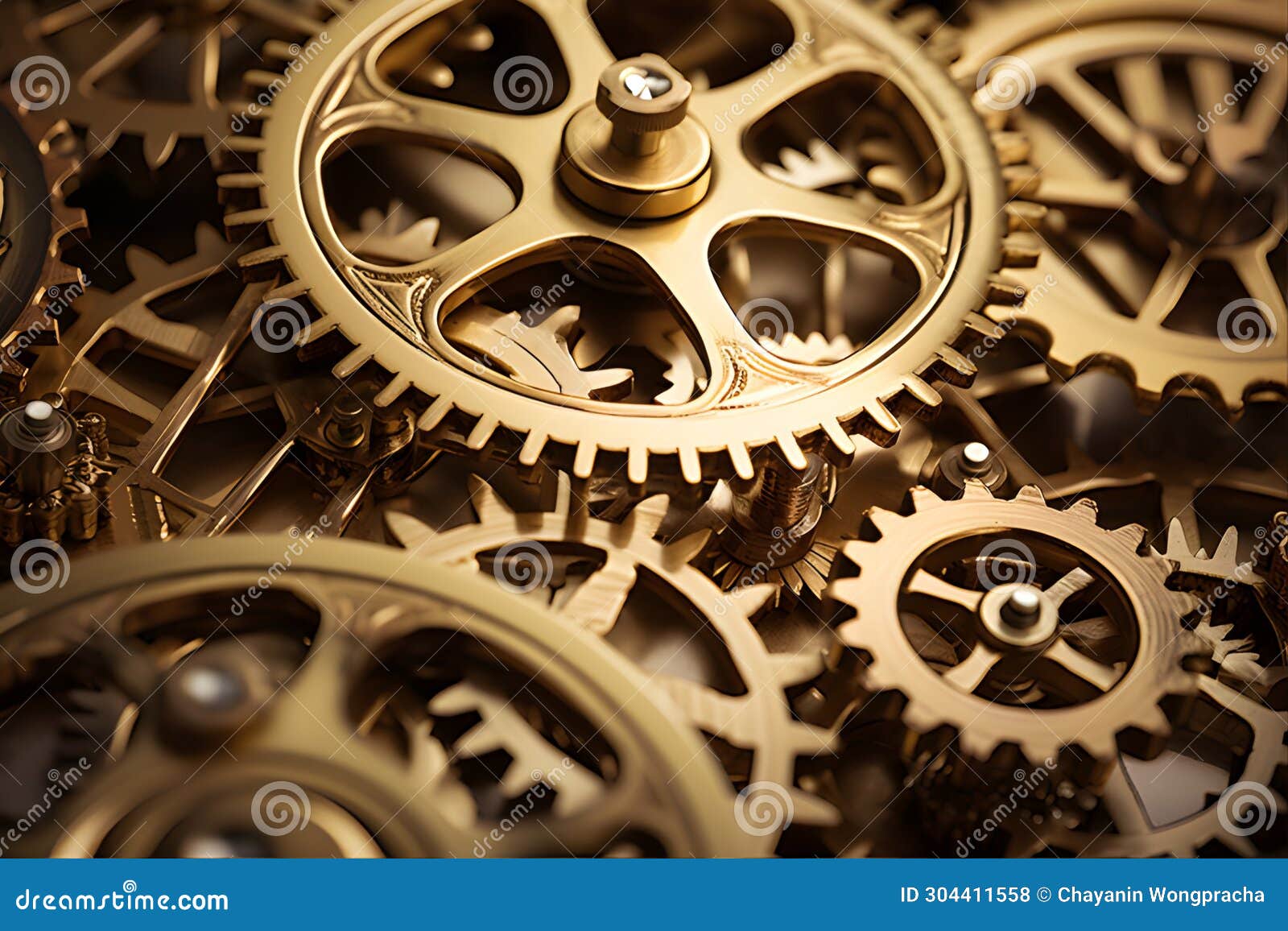 Network of Interconnected Brass Gears Showcases the Complexity and ...