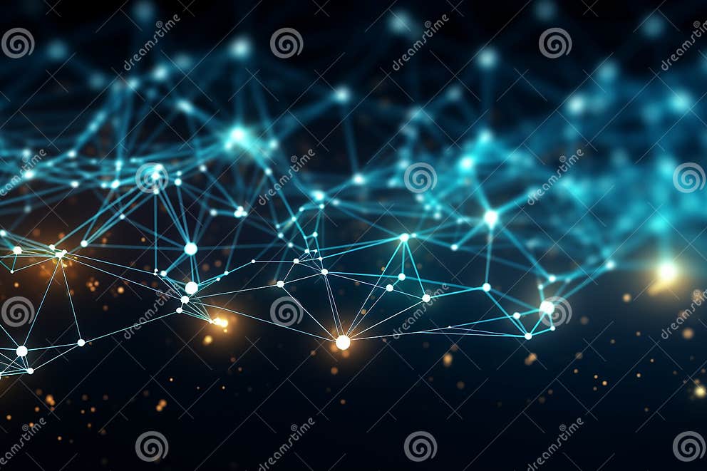 Network of Interconnected Digital Nodes - a Conceptual Image ...