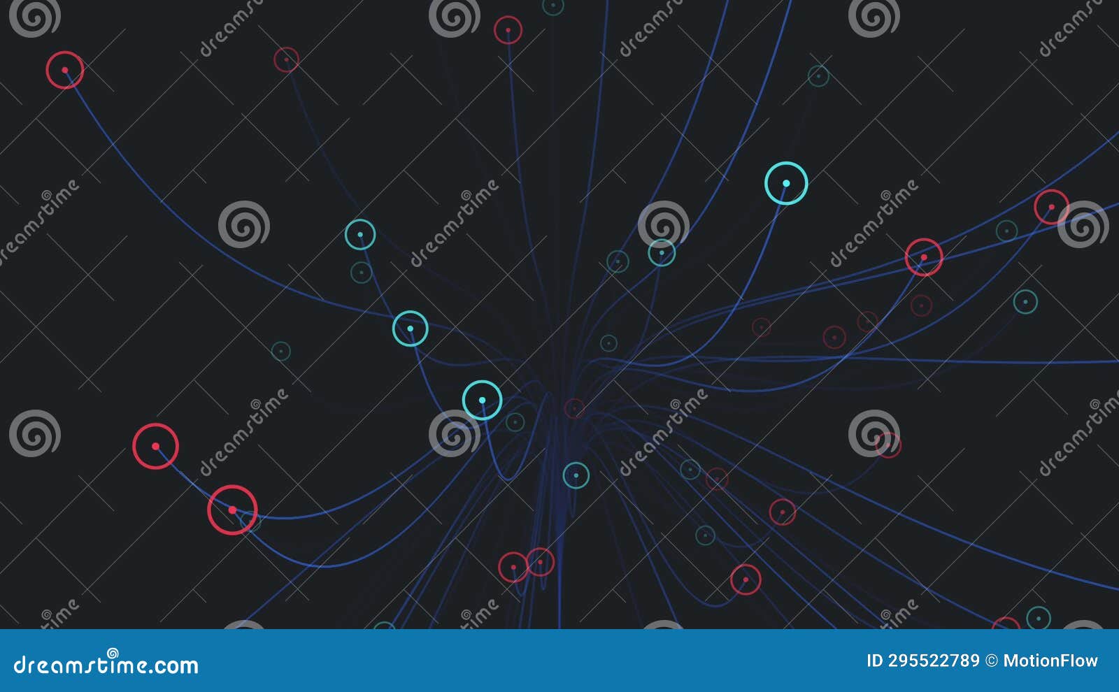 Network of Interconnected Dots Illustrating Relationships Stock Video ...