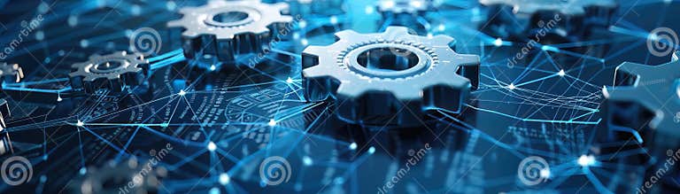 A Network of Interconnected Gears Symbolizing the Interdependence of ...