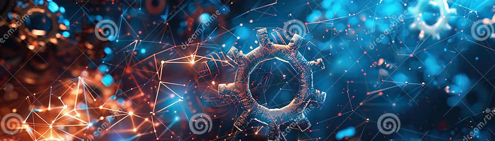 A Network of Interconnected Gears Symbolizing the Interdependence of ...