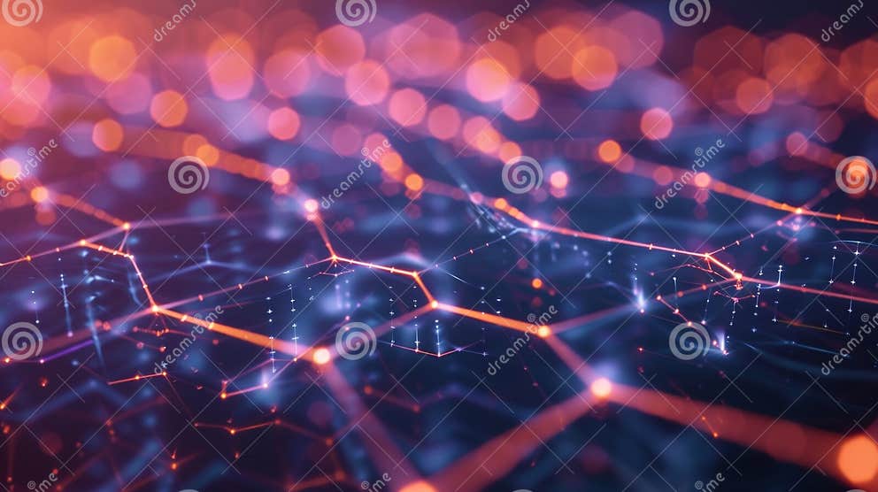 A Network of Interconnected Hexagons Representing the Harmonious ...