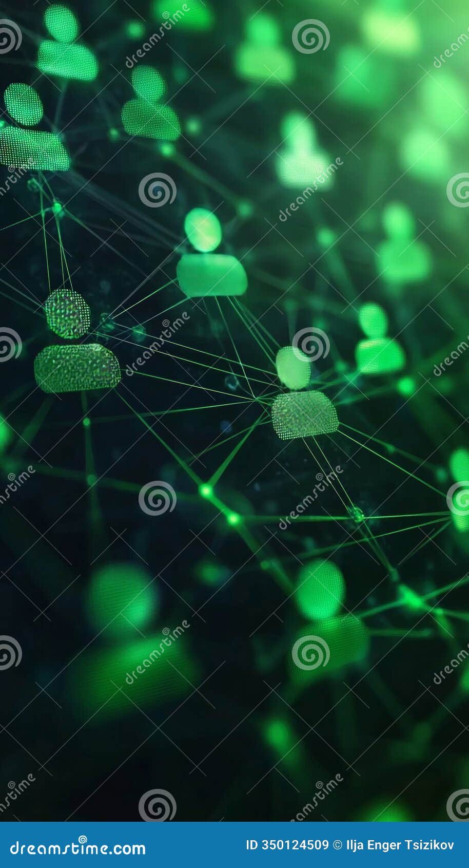 Network of Interconnected People, Human Resources, Management ...