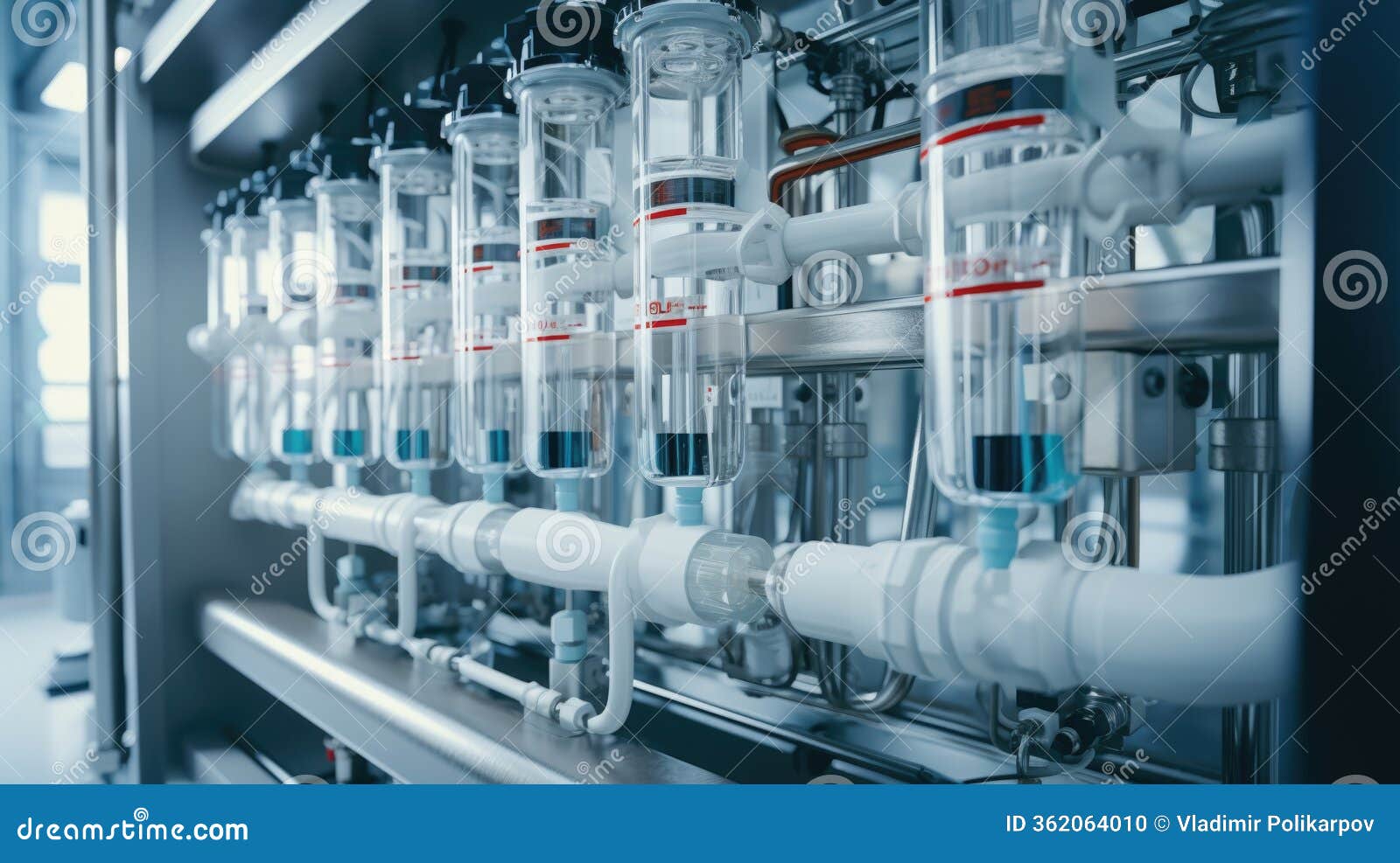 A Network of Interconnected Pipes. Ideal for Illustrating Connections ...