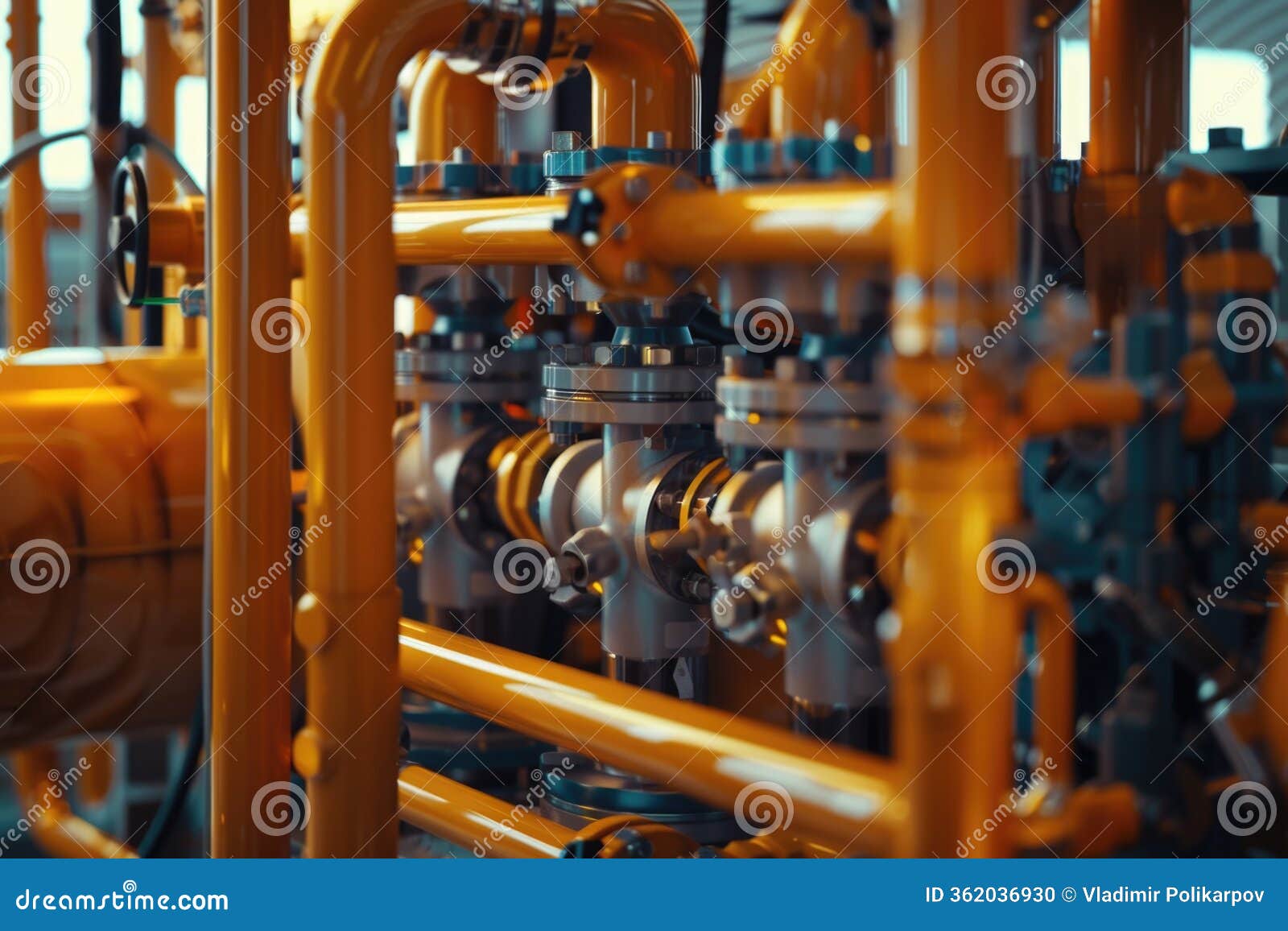 A Network of Interconnected Pipes, Suitable for Industrial Concepts ...