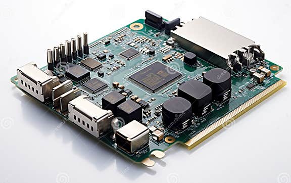 Network Interface Card NIC Isolated on Transparent Background. Stock ...