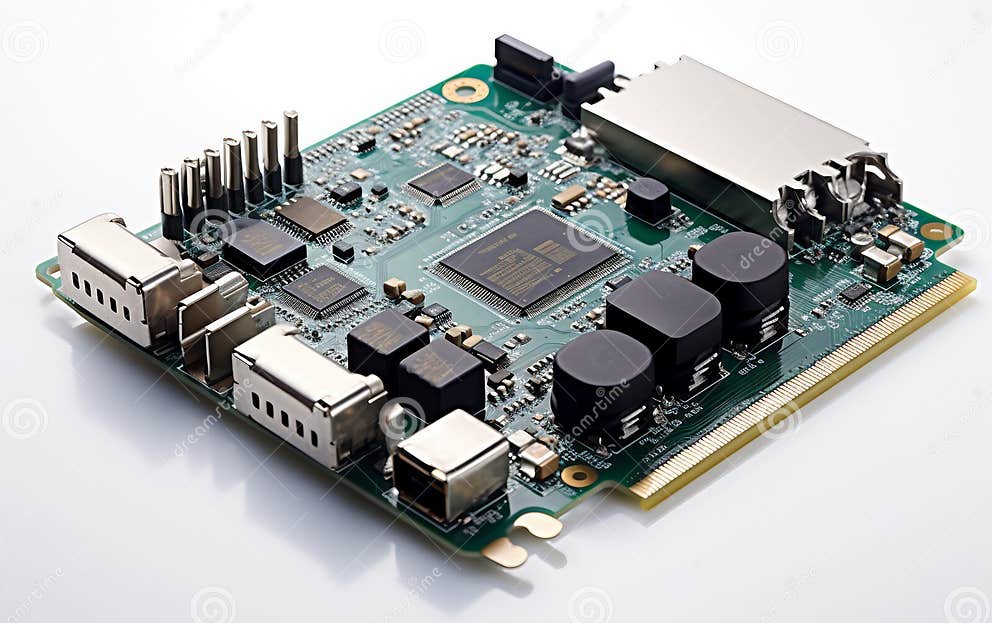 Network Interface Card NIC Isolated on Transparent Background. Stock ...