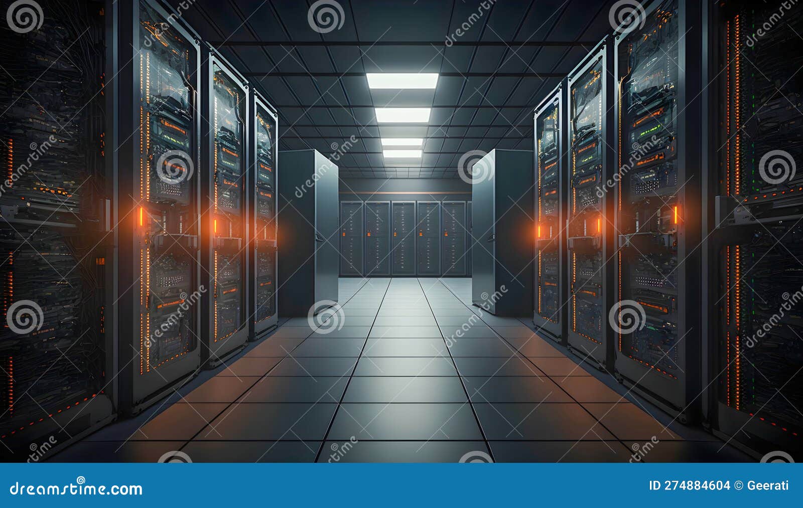 Network and Internet Communication Technology in Data Center Server ...