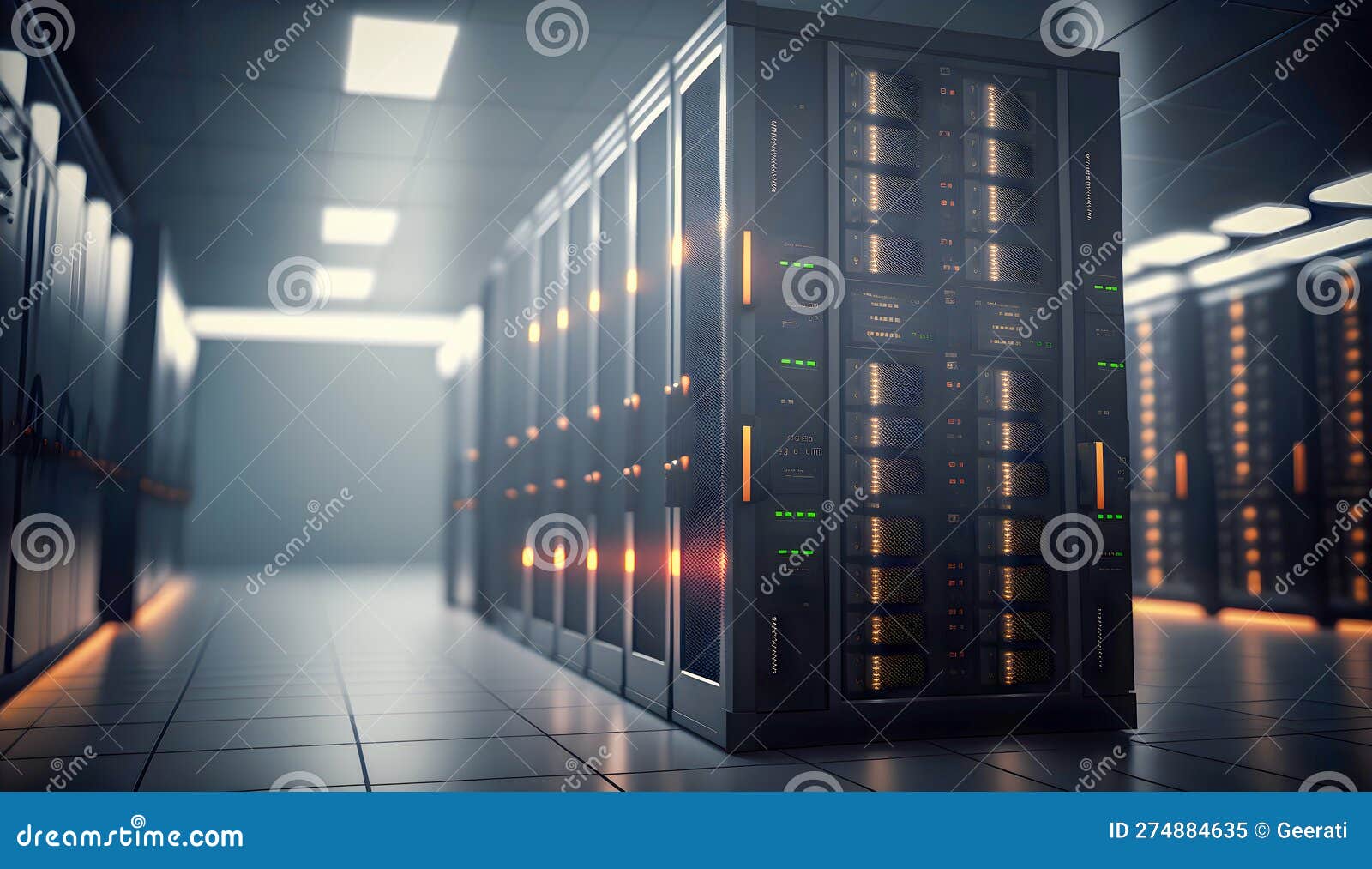Network and Internet Communication Technology in Data Center Server ...