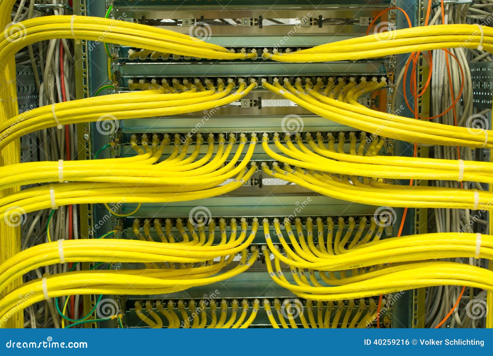Network LAN patch panel stock photo. Image of panel, optic - 40259216