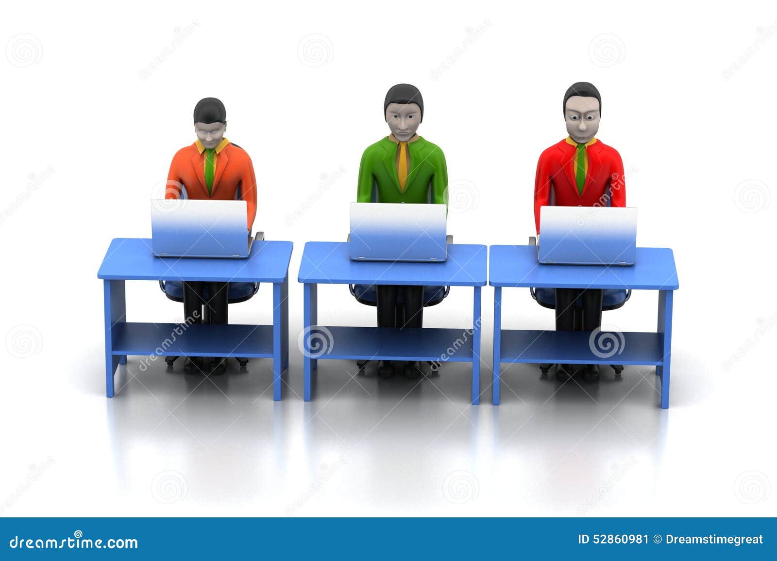 Network with laptop stock illustration. Illustration of desktop - 52860981