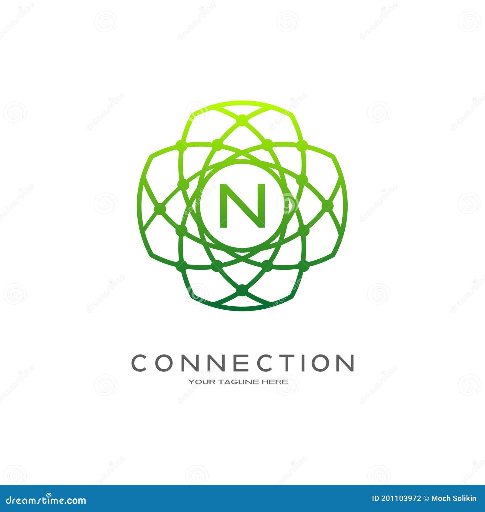 Network Line Art Vector Icon for Apps or Websites Stock Vector ...