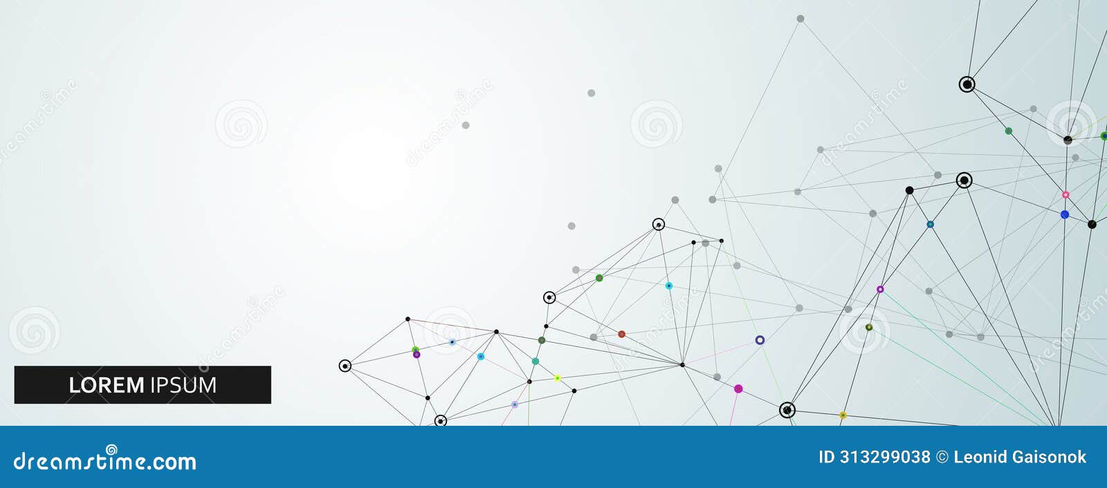 Network Line Background. Wireless Connection Futuristic Concept Stock ...