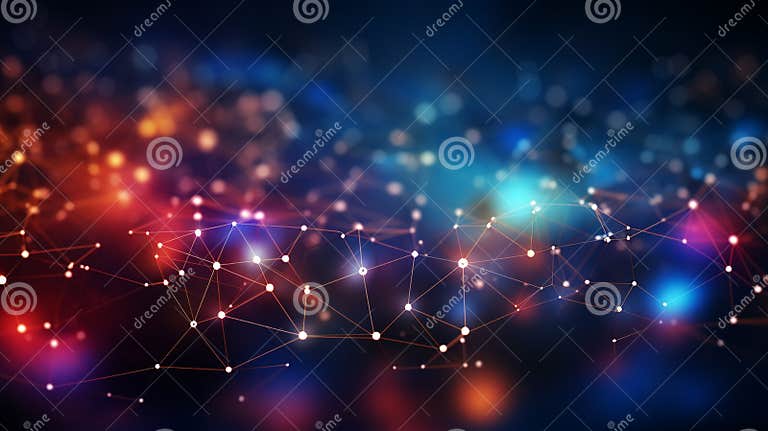 Network Lines Background IllustrationModern Lines Abstract Connection ...