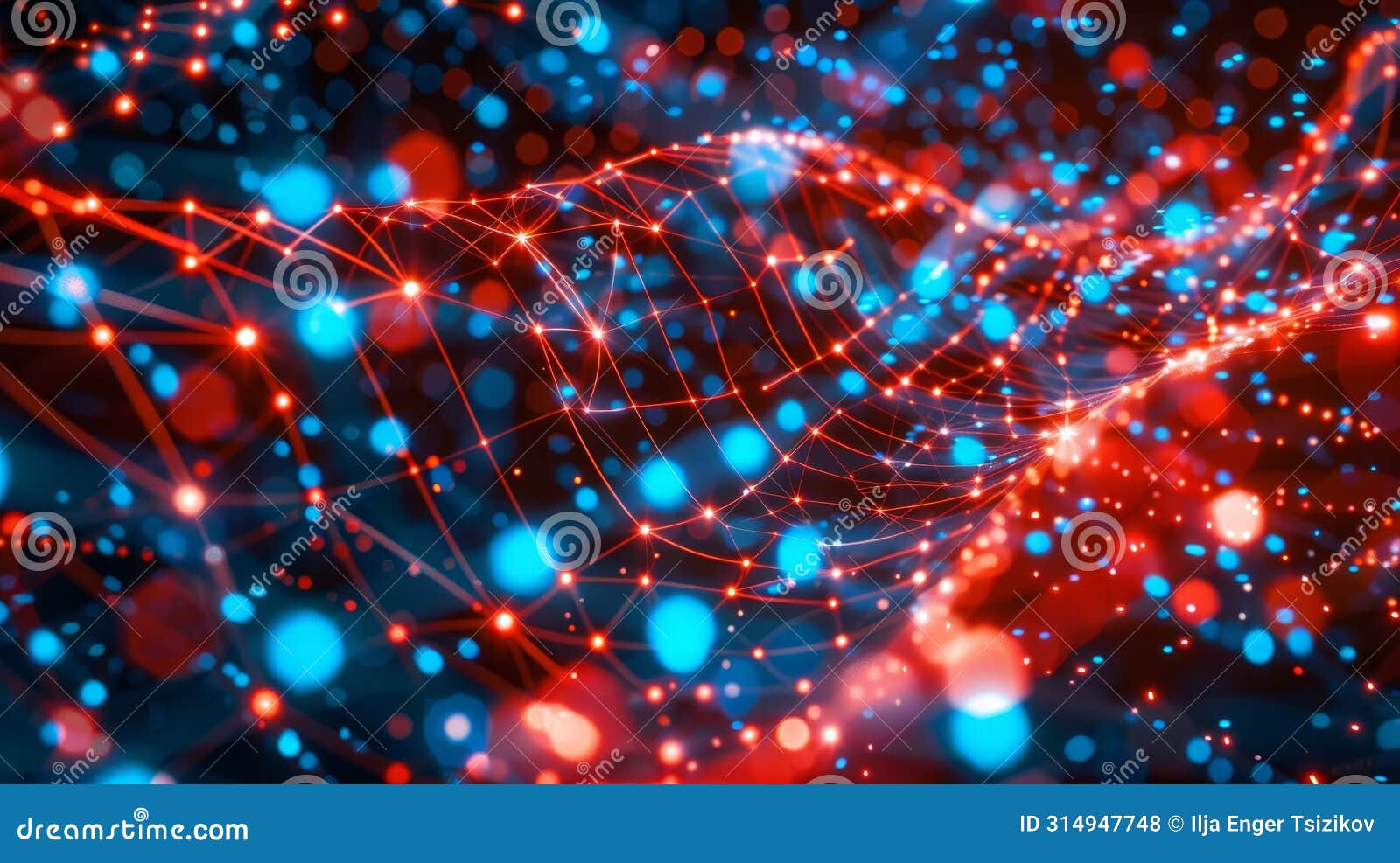 Network Lines Merging with Particle Waves in a Symbolic Representation ...