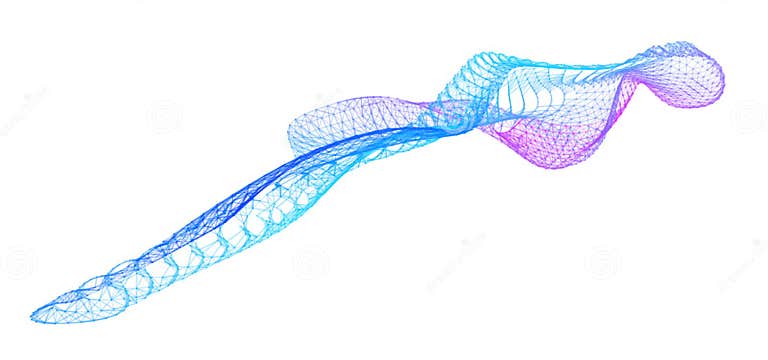 Network Lines. Net Wave Information Flow. Scientific Paradigm Solutions ...