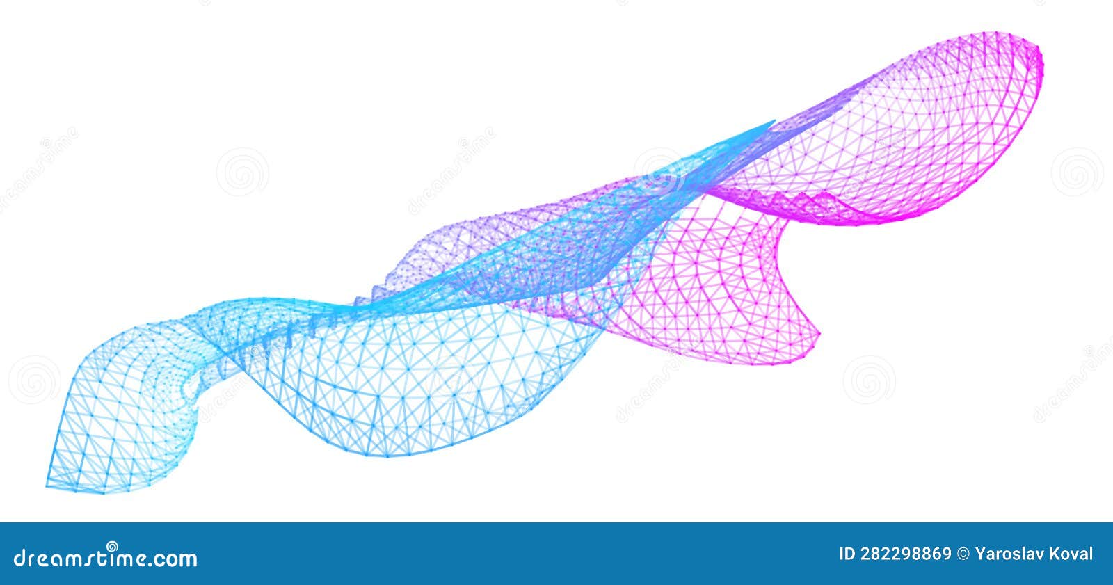 Network Lines. Net Wave Information Flow. Scientific Paradigm Solutions ...