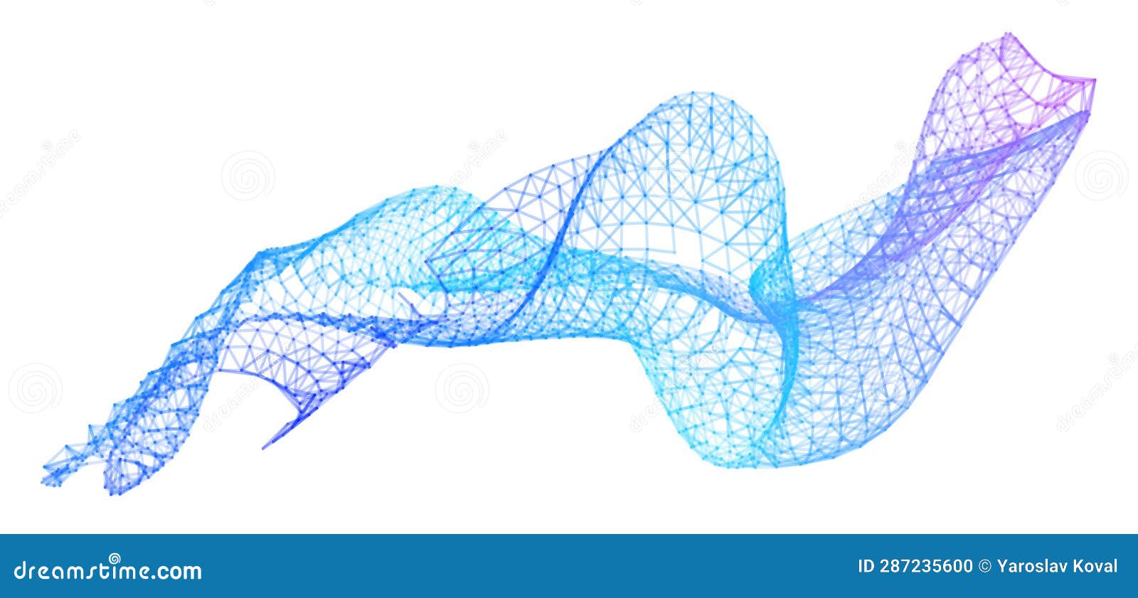 Network Lines. Net Wave Information Flow. Scientific Paradigm Solutions ...