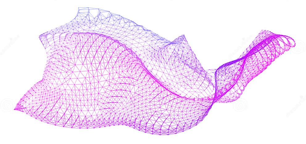 Network Lines. Net Wave Information Flow. Scientific Paradigm Solutions ...