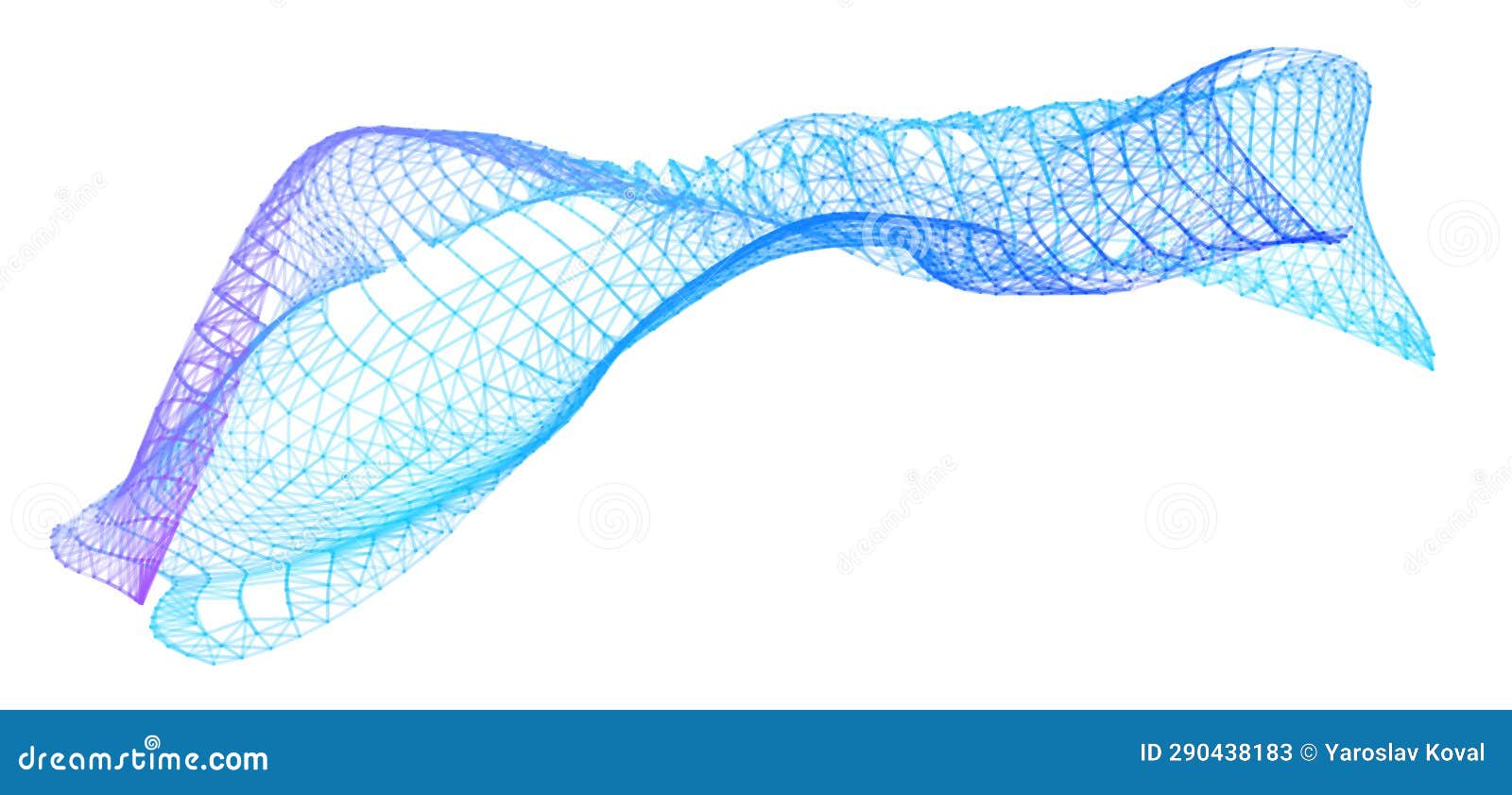 Network Lines. Net Wave Information Flow. Scientific Paradigm Solutions ...