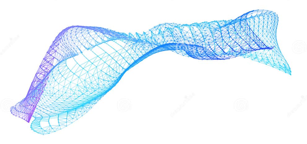 Network Lines. Net Wave Information Flow. Scientific Paradigm Solutions ...