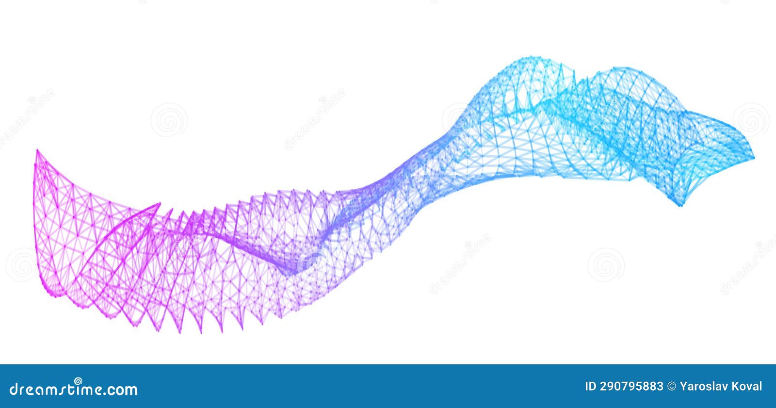 Network Lines. Net Wave Information Flow. Scientific Paradigm Solutions ...