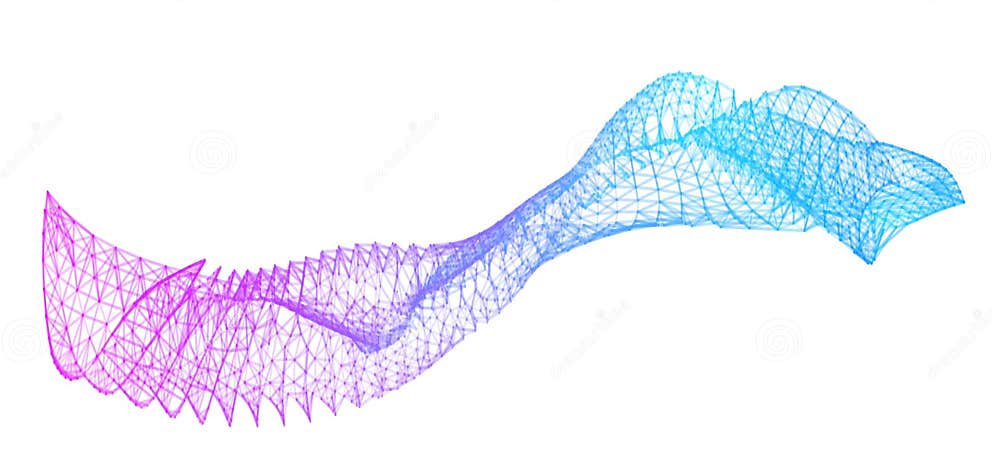 Network Lines. Net Wave Information Flow. Scientific Paradigm Solutions ...