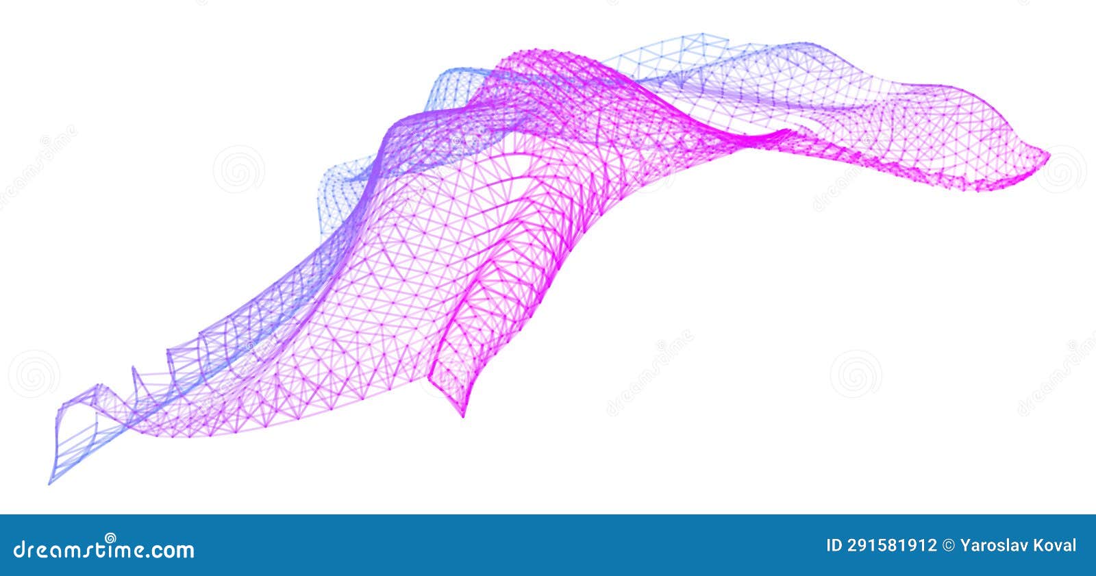 Network Lines. Net Wave Information Flow. Scientific Paradigm Solutions ...