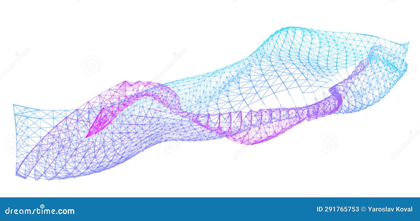 Network Lines. Net Wave Information Flow. Scientific Paradigm Solutions ...