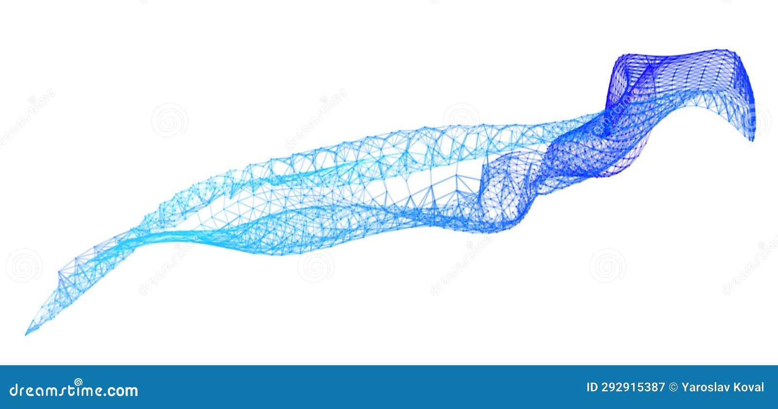 Network Lines. Net Wave Information Flow. Scientific Paradigm Solutions ...