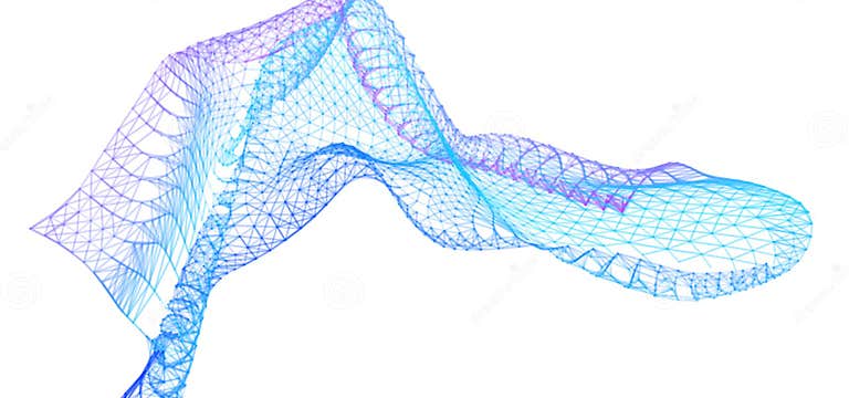 Network Lines. Net Wave Information Flow. Scientific Paradigm Solutions ...