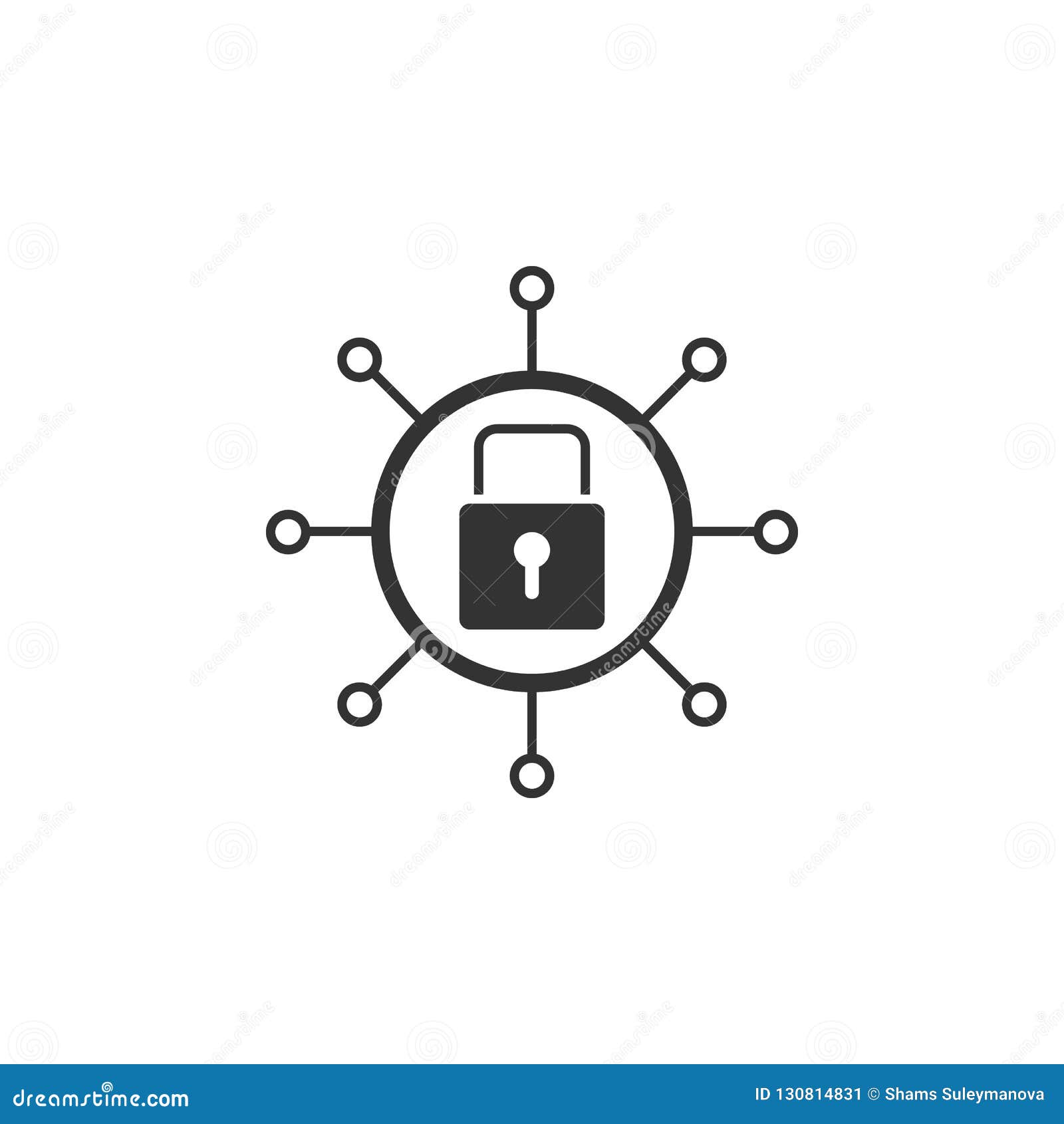 Network Lock Icon. Element of Internet Security Icon for Mobile Concept ...