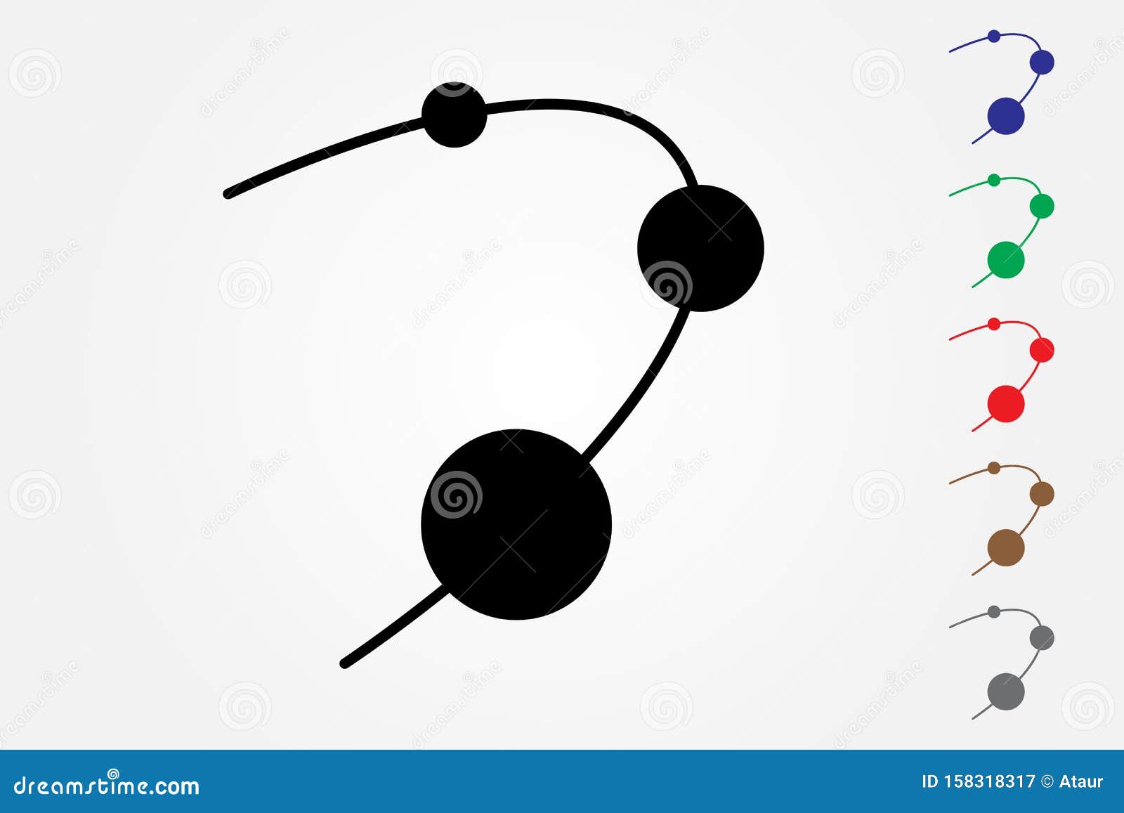 Network Logo or Icon Using Connected Nodes or Devices for Laboratory ...