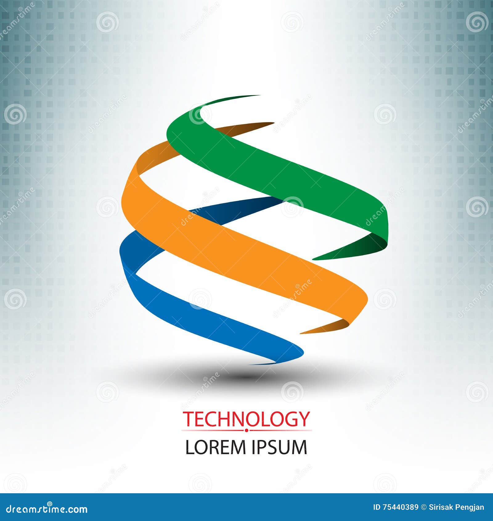 Network Logo and Technology Concept Design Stock Vector - Illustration ...