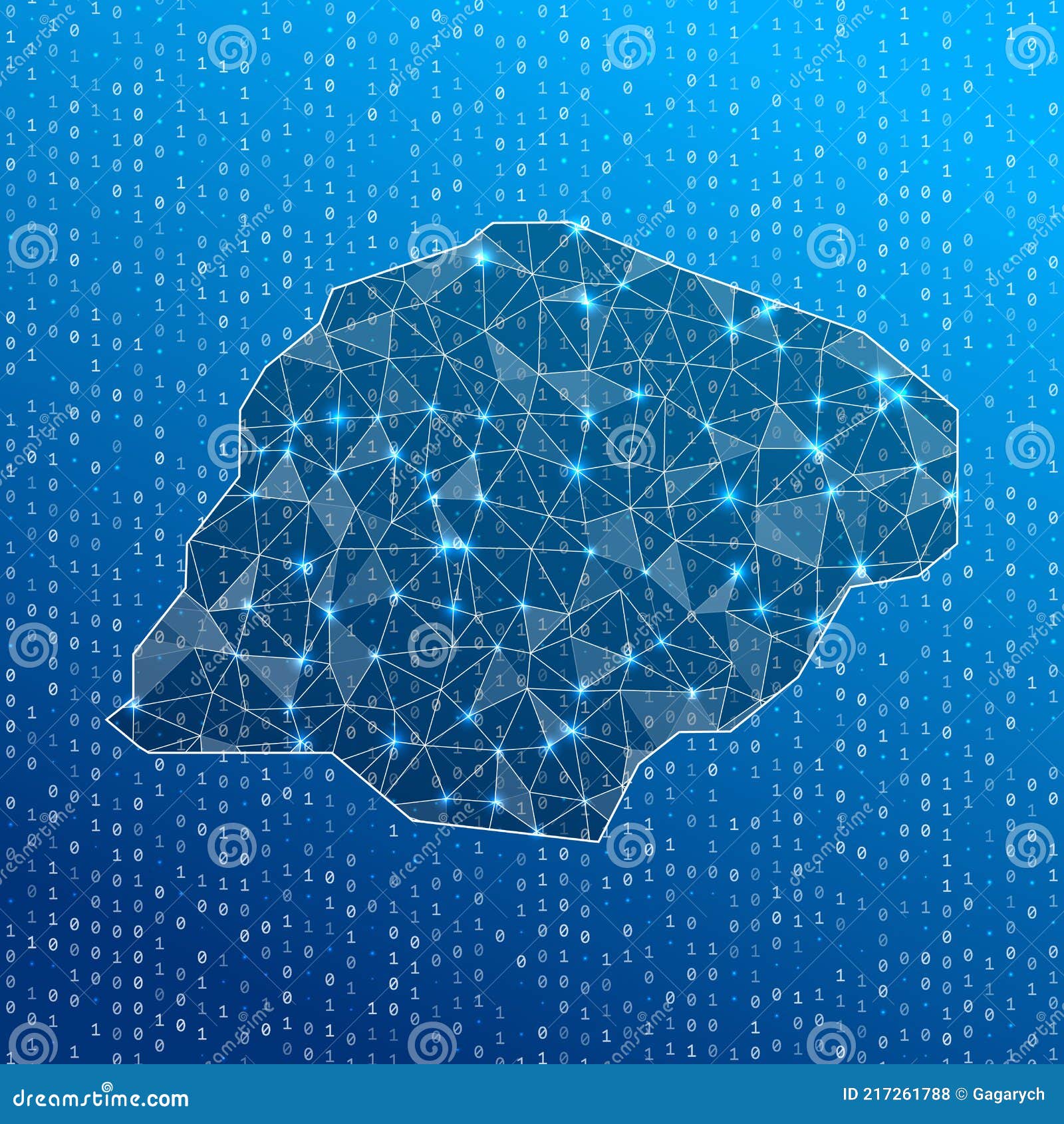 Network map of Inisheer. stock vector. Illustration of adventure ...