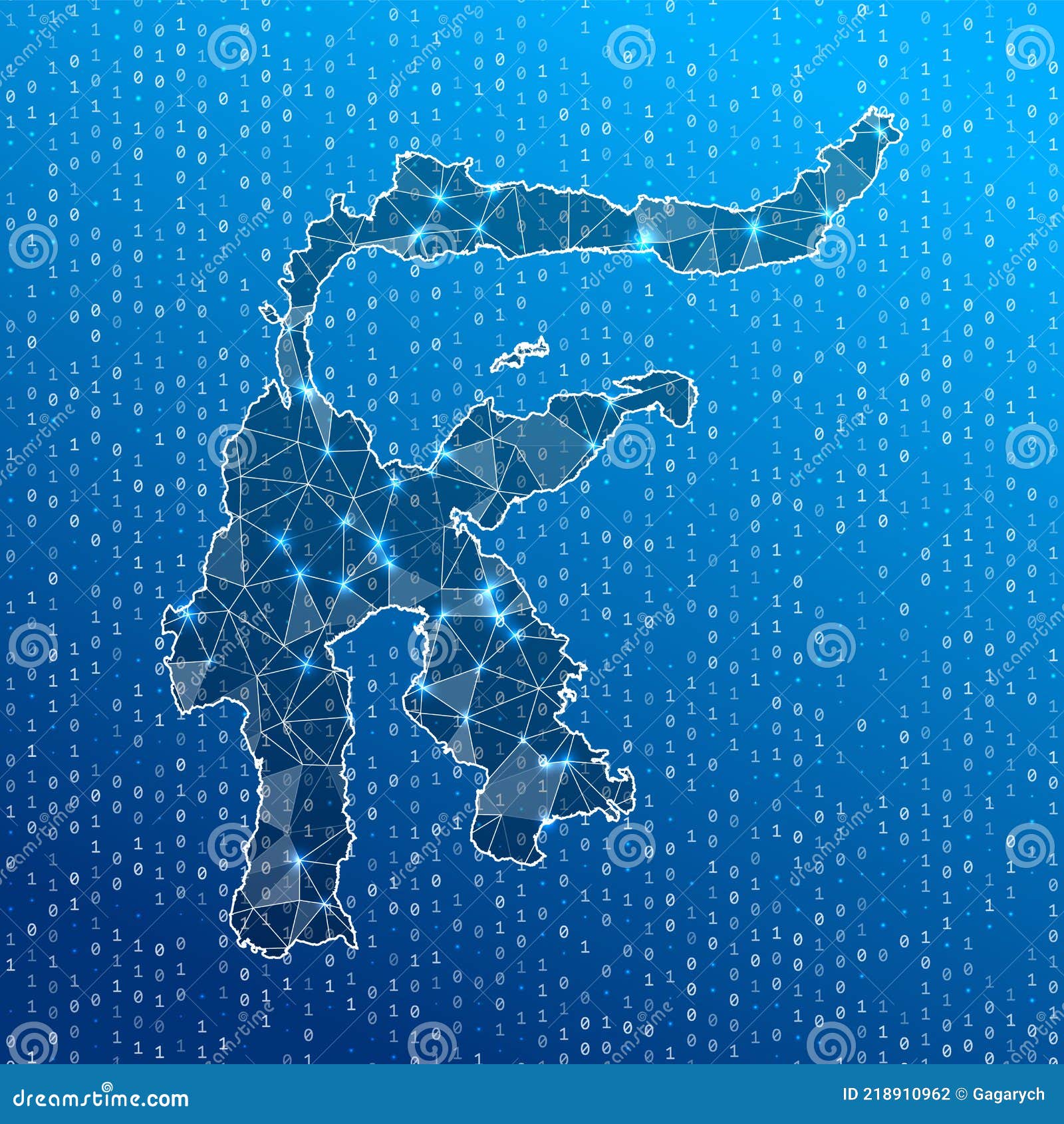 Sulawesi Island Map. Islands Silhouette Icon. Isolated Sulawesi Map ...