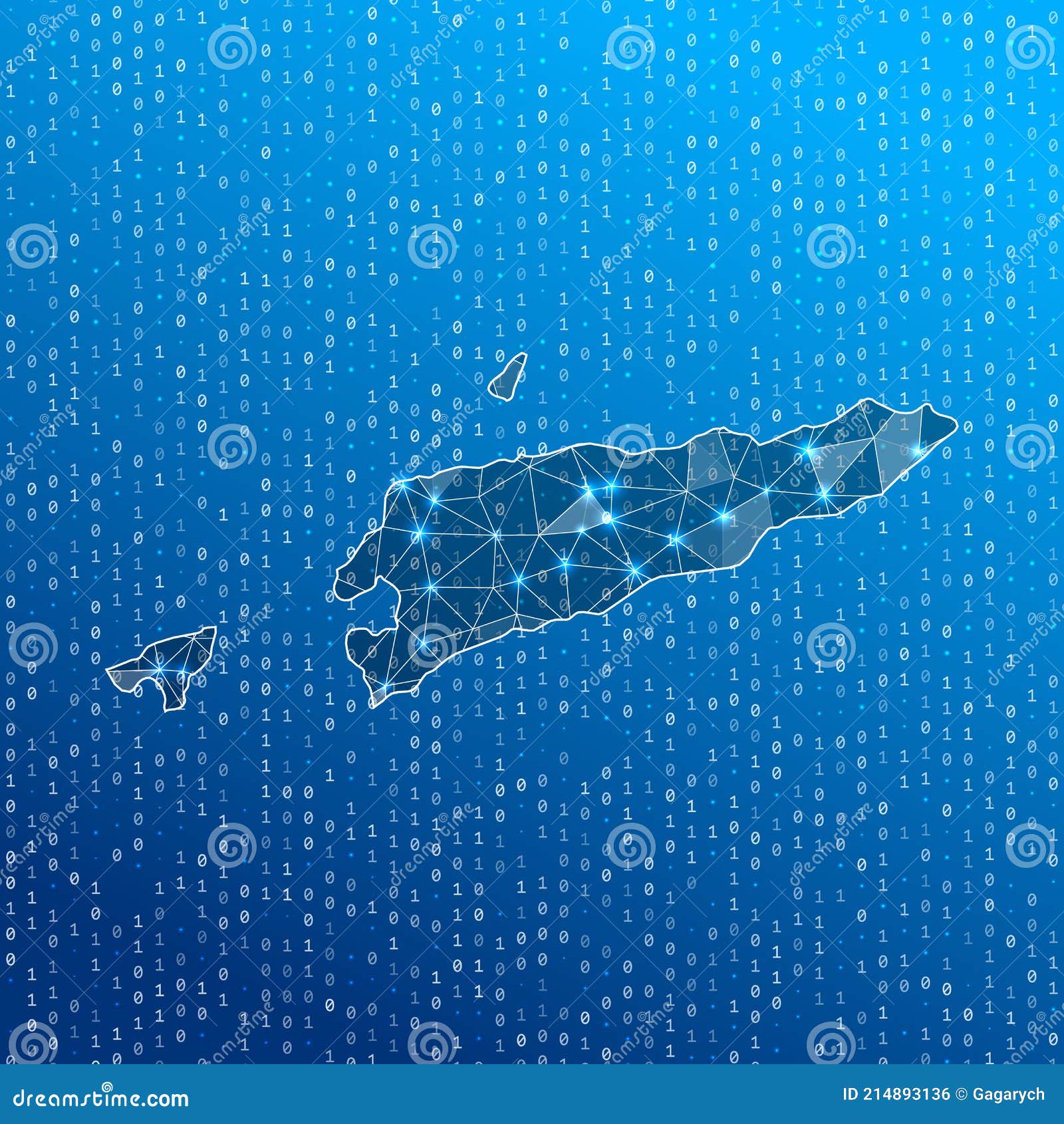 Network Map of Timor-Leste. Stock Vector - Illustration of dili ...