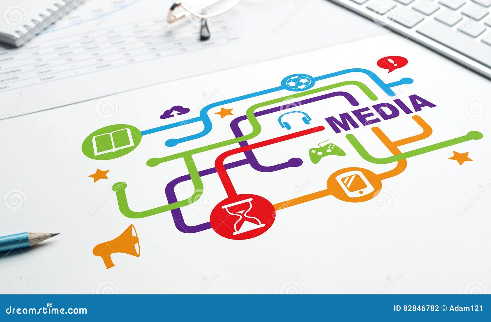 Network media background stock photo. Image of telephone - 82846782