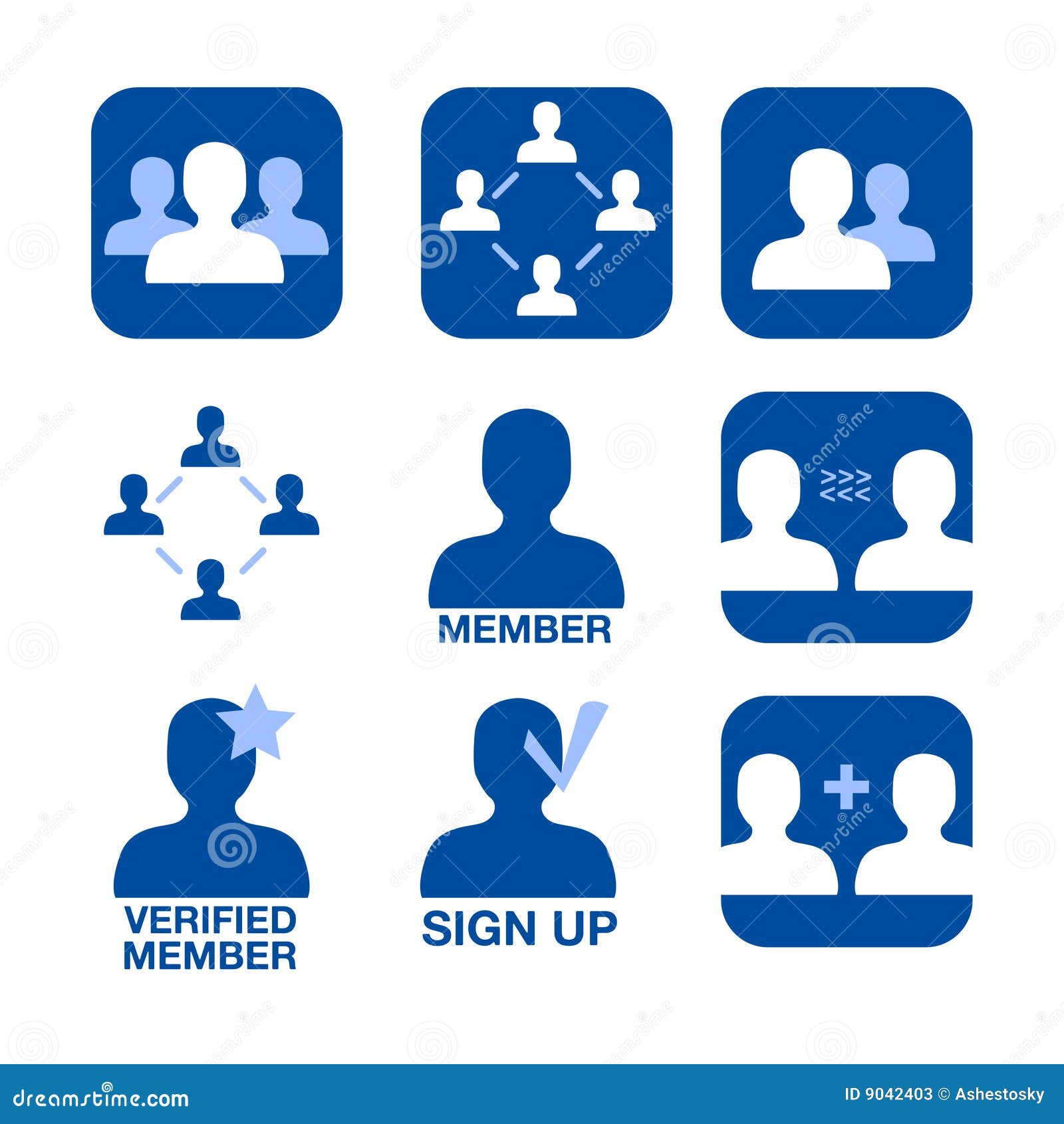 Membership Levels Icons