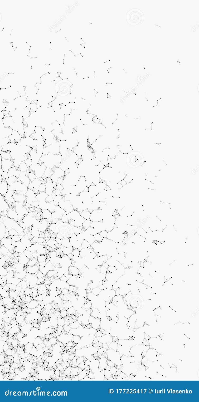 Network Mesh Random Procedural Art Background Illustration Stock Vector - Illustration of ...