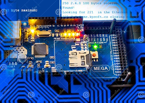 Network module editorial stock photo. Image of board - 94853498