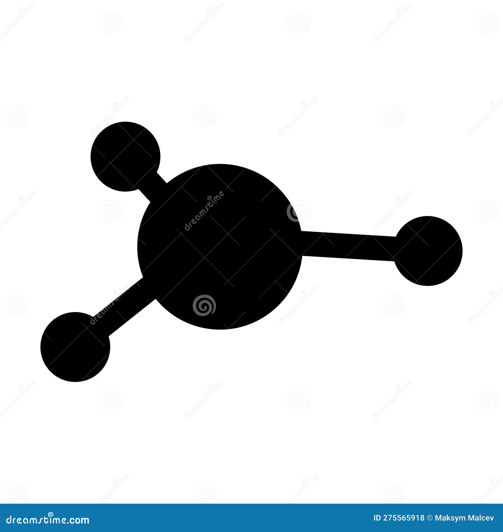 Network, Molecule, Atom or Structure Icon. Vector Illustration Isolated ...