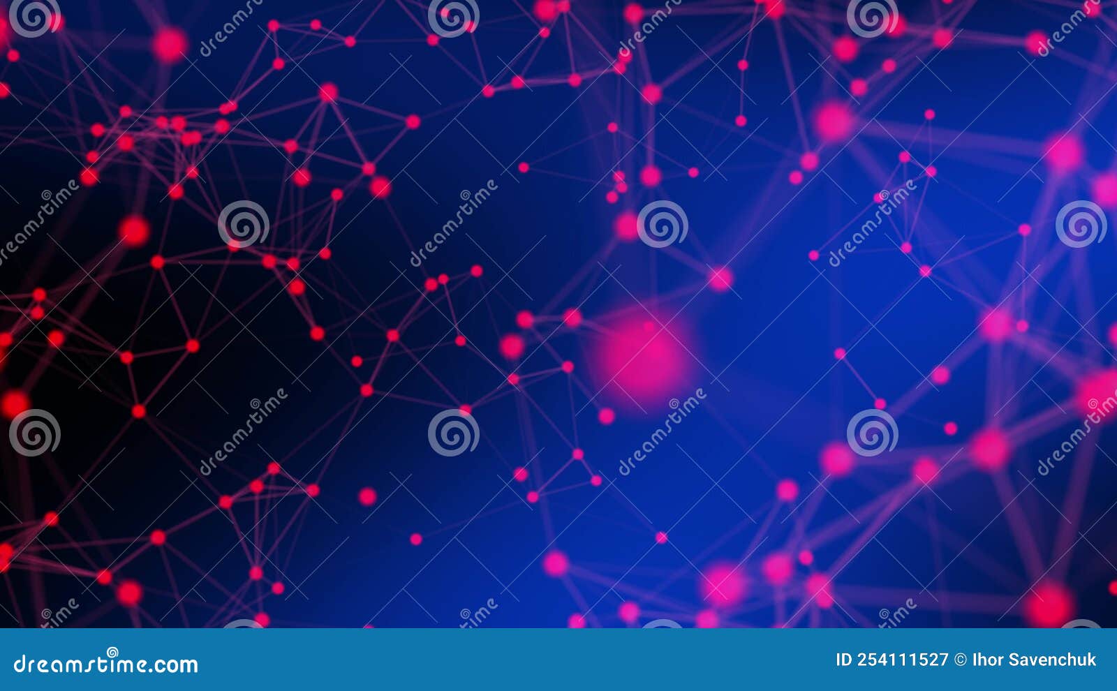 Network with Nodes Connected Background. Stock Video - Video of physics ...