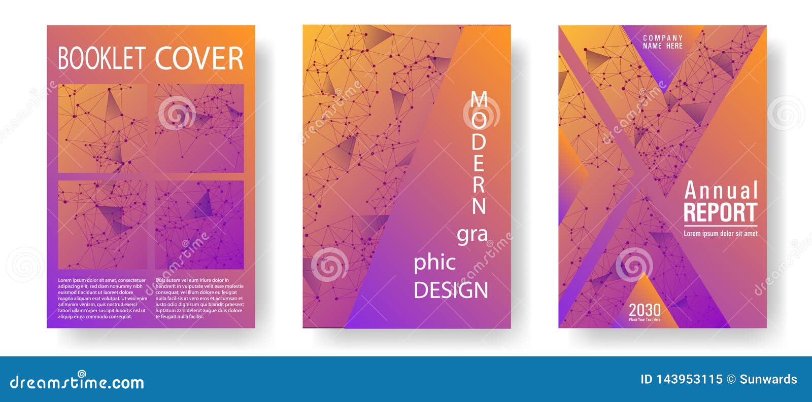 Network Nodes Information Technology Cover. Stock Vector - Illustration ...