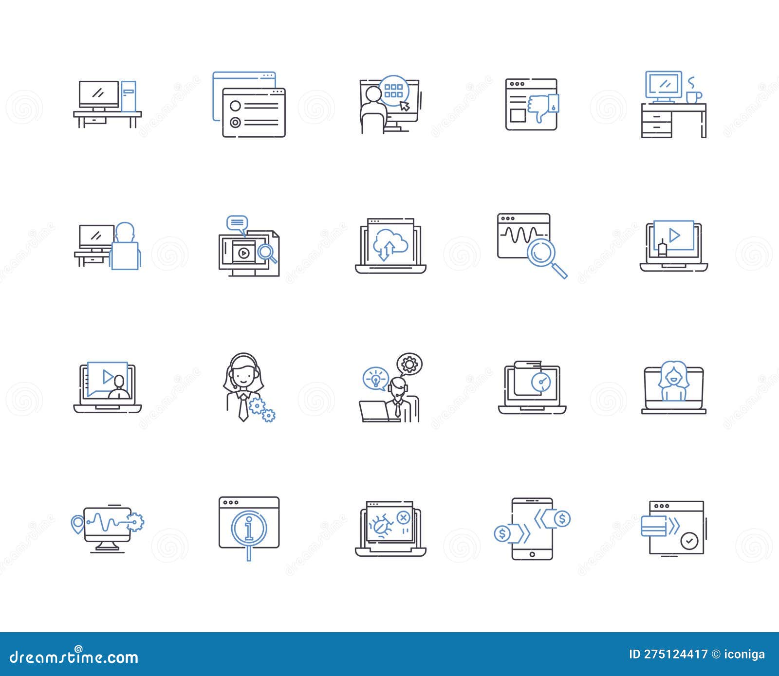 Routers Linear Icon. Modern Outline Routers Logo Concept On Whit Vector ...