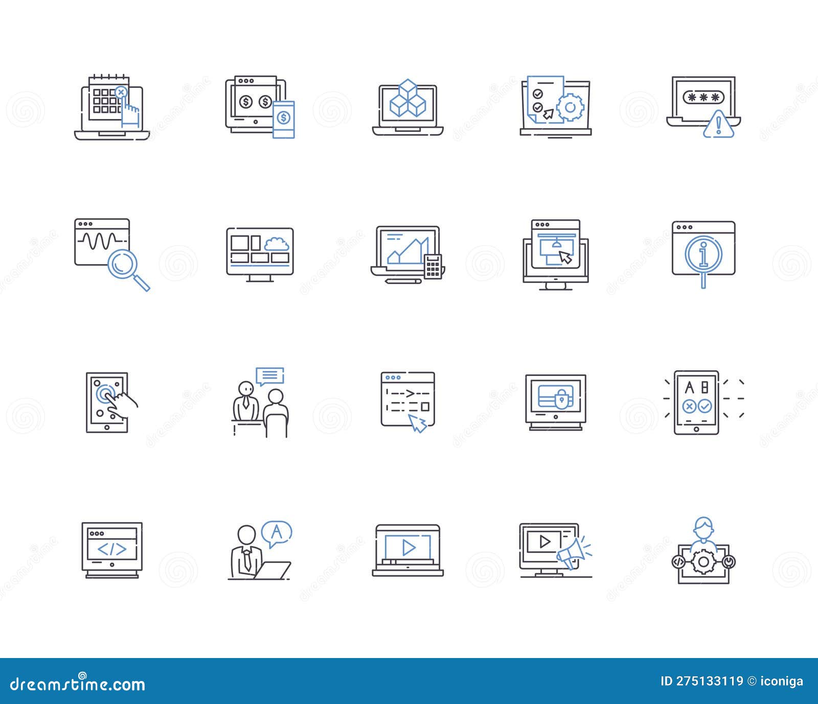 Routers Linear Icon. Modern Outline Routers Logo Concept On Whit Vector ...