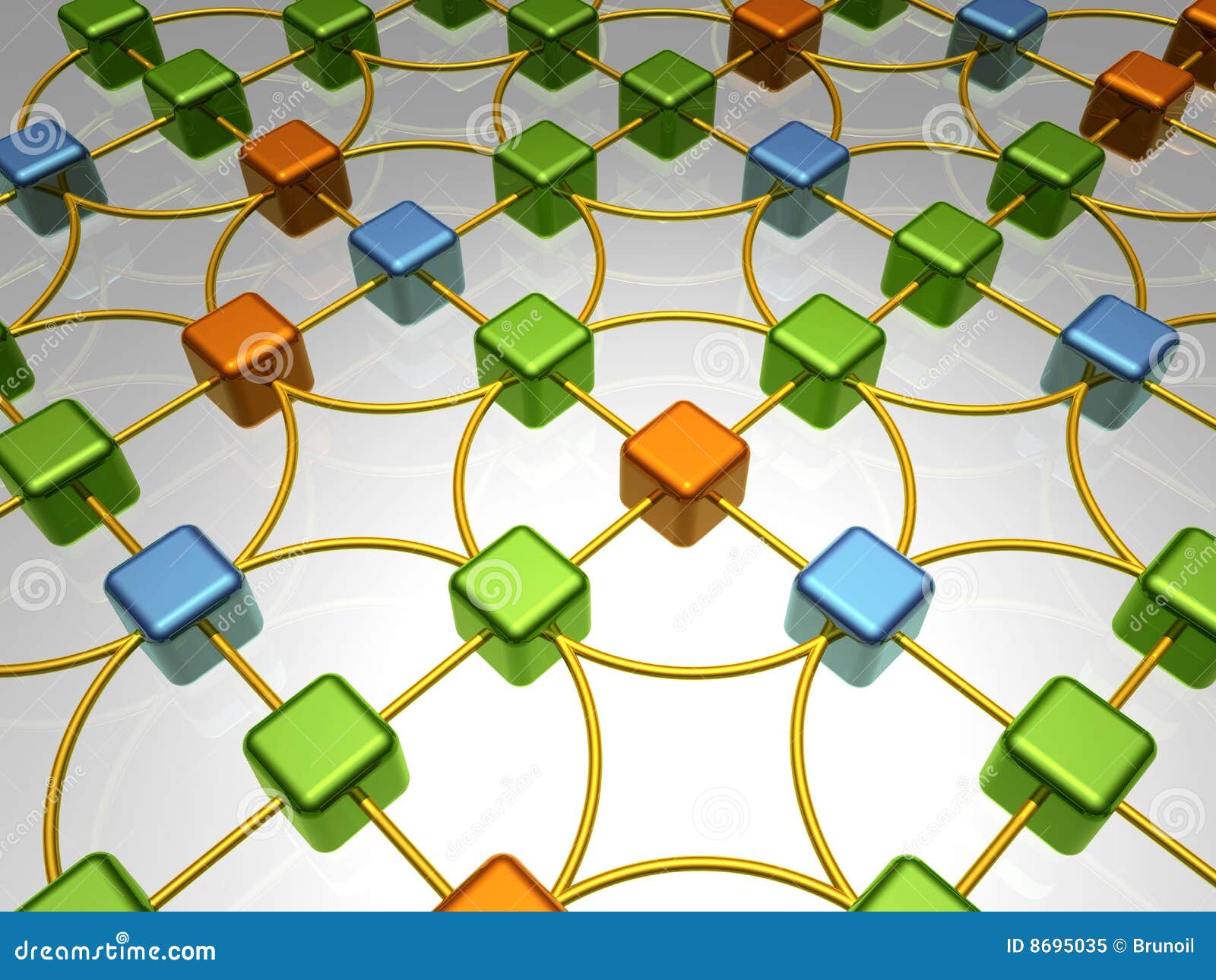 Network Overview - Chaos stock illustration. Illustration of share ...