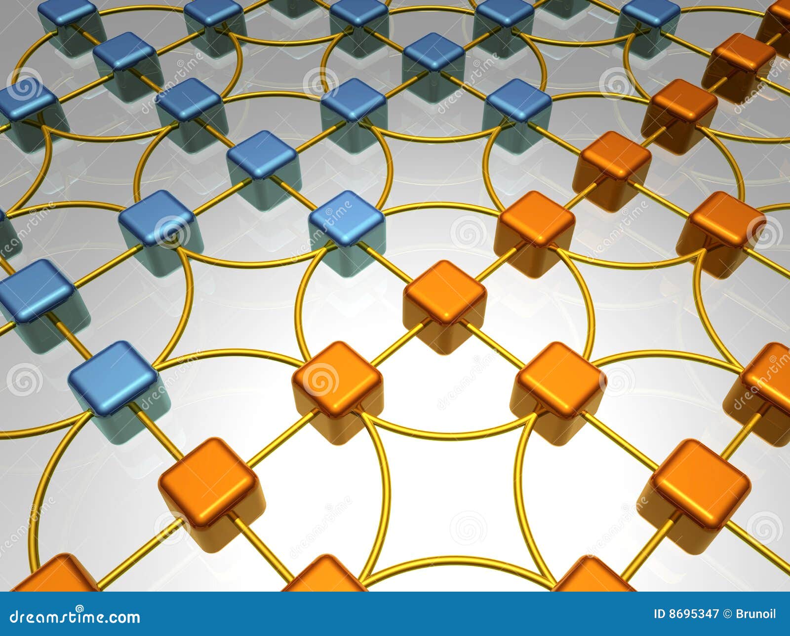 Network Overview - Order stock illustration. Illustration of server ...