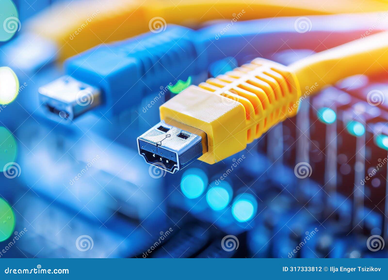 Network Panel and Switch Setup with Cables in Data Center Room for ... Network Panel and Switch Setup with Cables in Data Center Room for ...